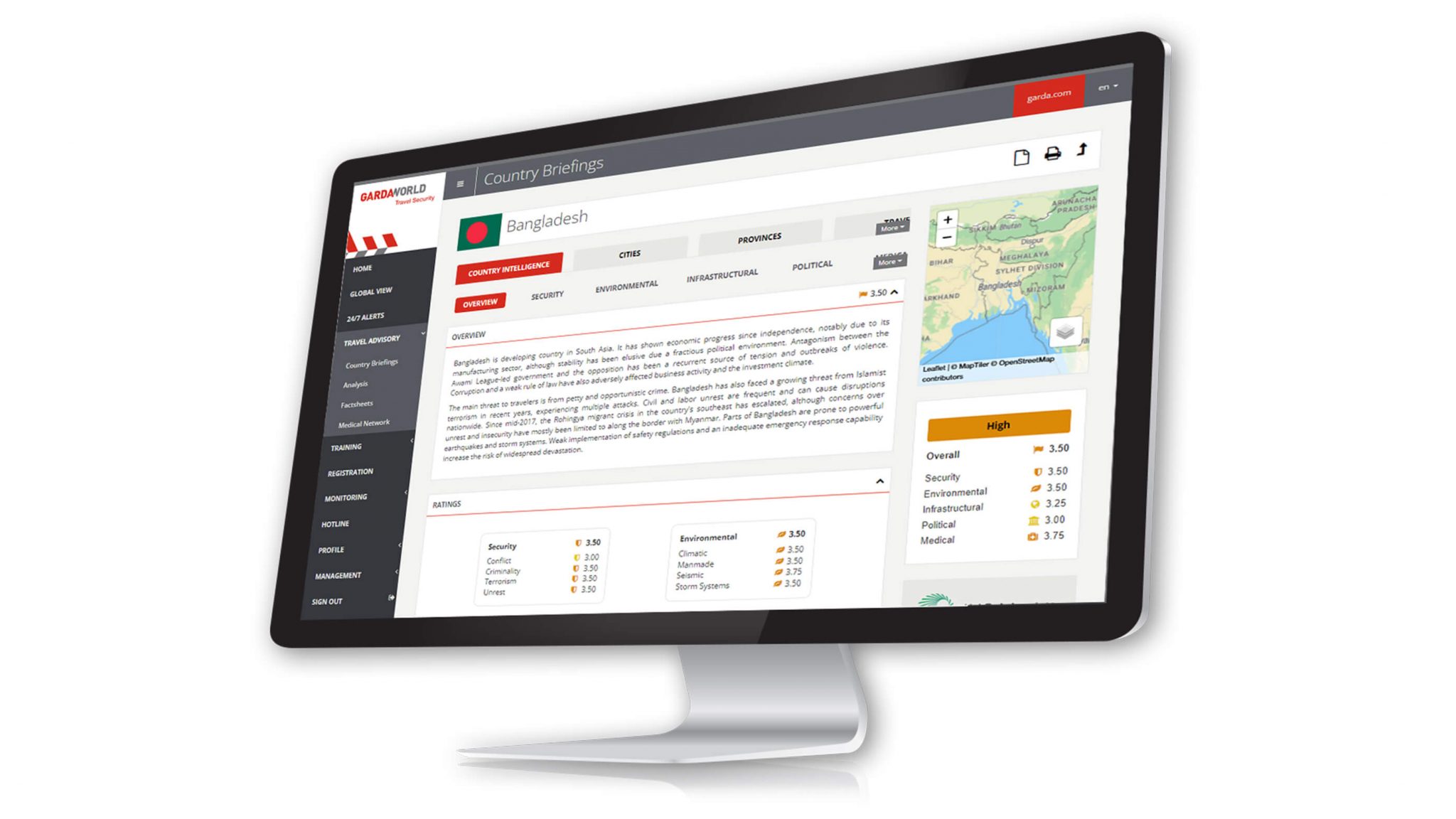 Crisis24 Risk Management Platform | TravelStack™ by Direct Travel