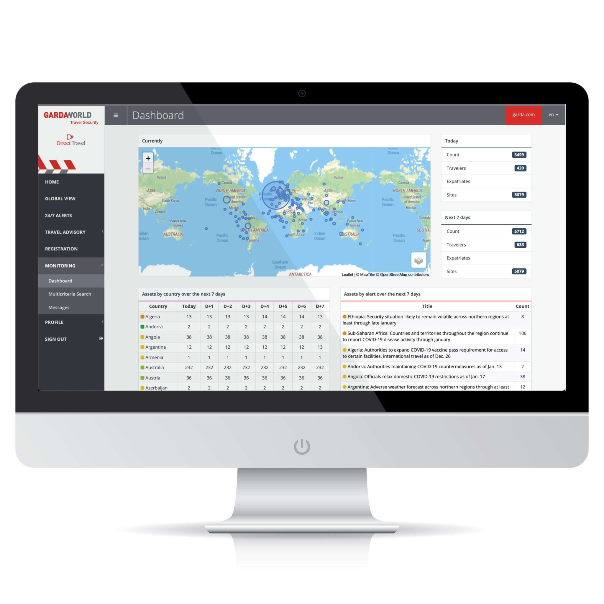 Crisis24, a GardaWorld Company, and Direct Travel, Inc. Announce ...